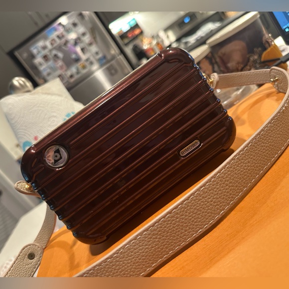 RIMOWA | Bags | Rimowa Hardcase Amenity Kit In Burgundy With Strap ...